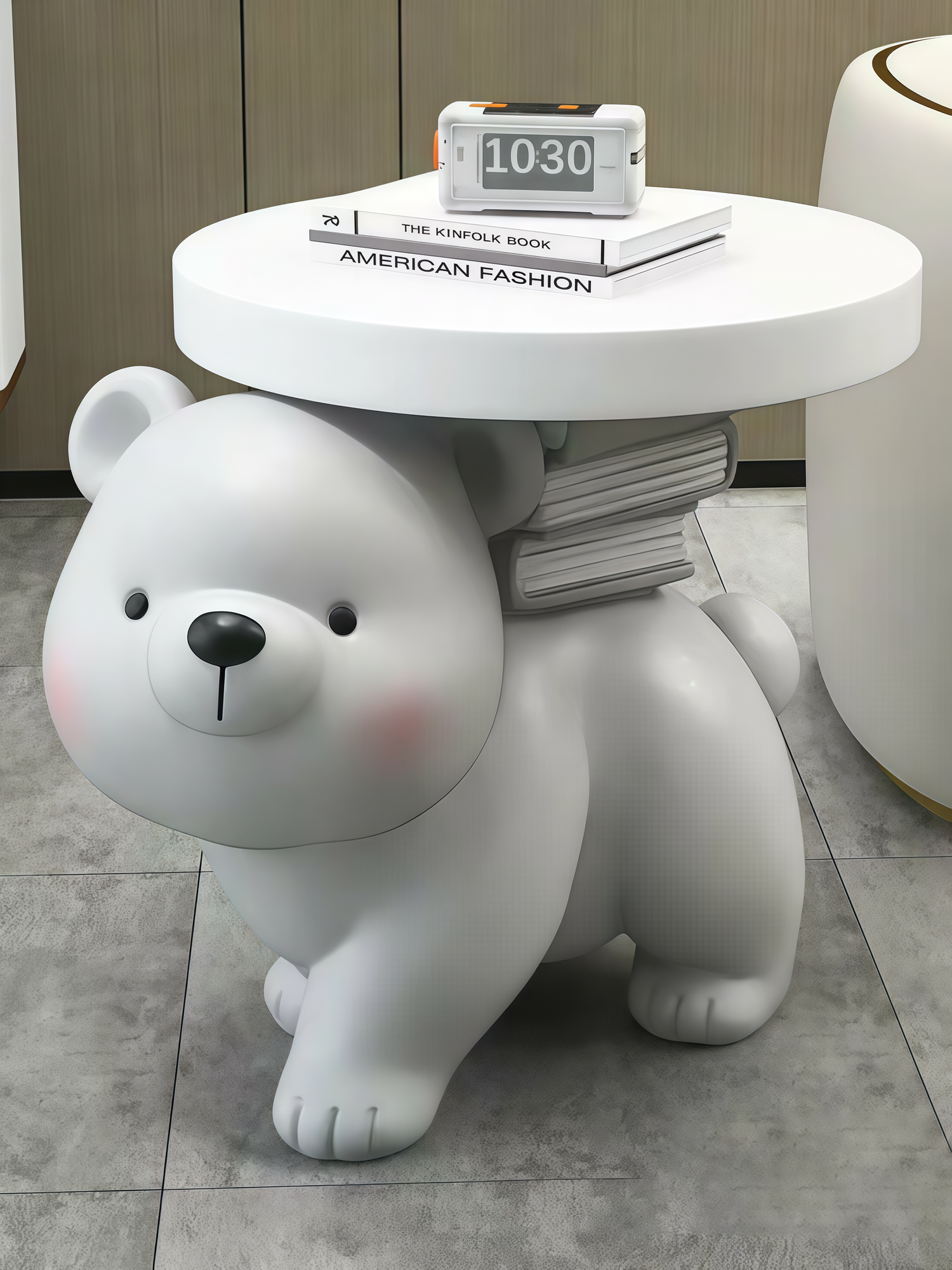 Креативный светлый роскошный журнальный столик bear, домашний современный минималистский декоративный журнальный столик
