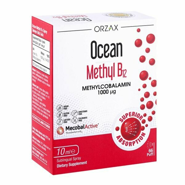 Витамин В12 Orzax/Орзакс жидкость для приема внутрь фл. с помпой 1000мкг 10мл