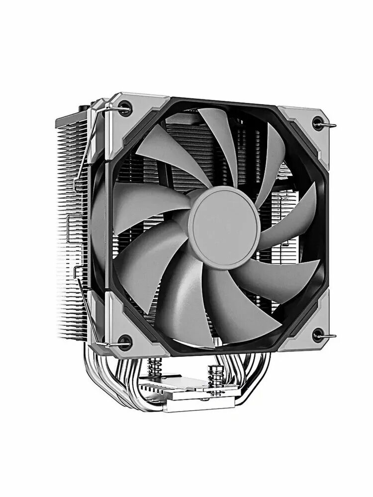 Устройство охлаждения(кулер) ID-Cooling SE-214-XT Basic Soc-AM5/AM4/1200/1700/1851 черный 4-pin 16-2