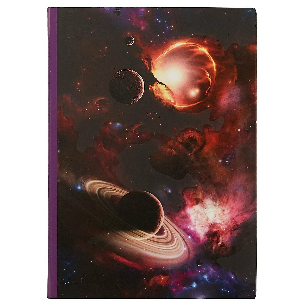 Блокнот «Космос. Планеты на красном фоне», 192 страницы, А5