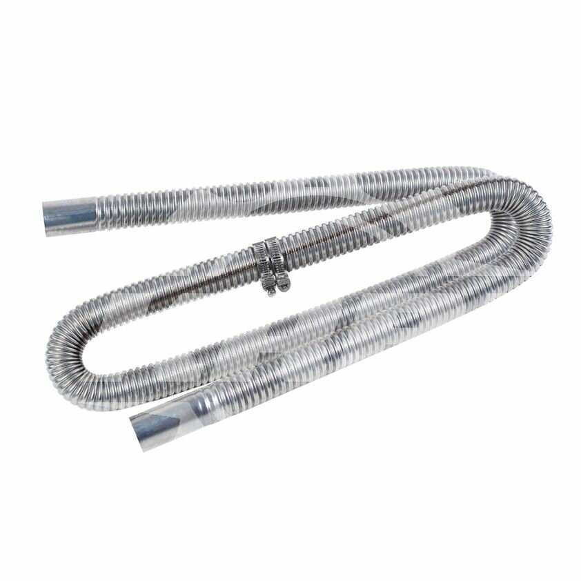 Выхлопная (металлорукав) d25мм 150см труба металлическая для сухого фена