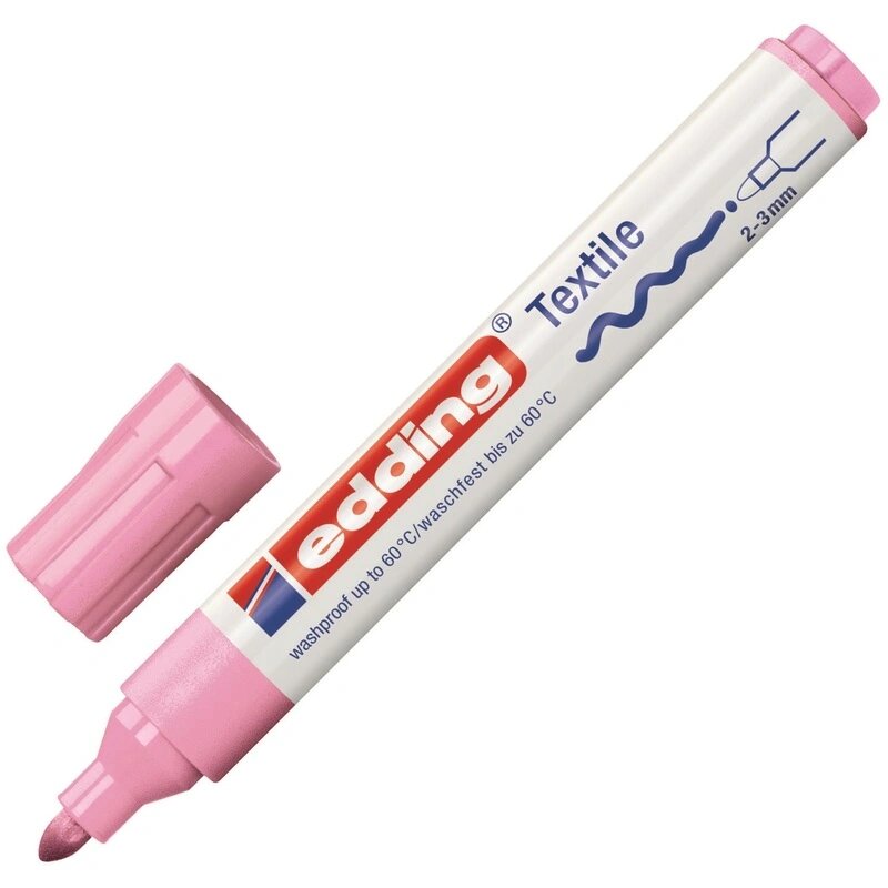 Маркер для текстиля Edding E-4500, розовый_009