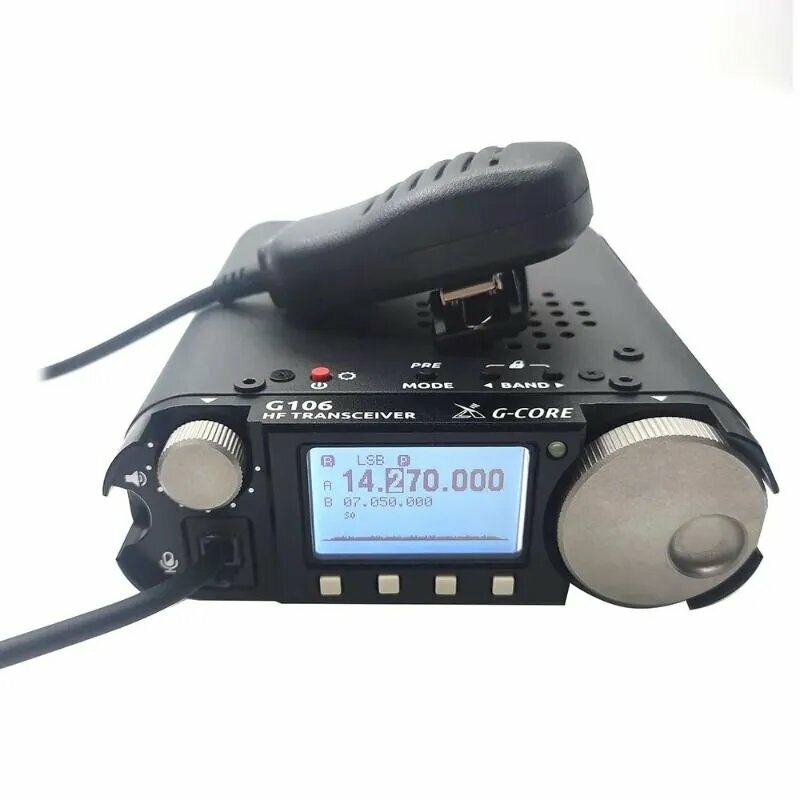 KNOW EASY-Портативный SDR трансивер Xiegu G106 5 Вт коротковолновая радиостанция SSB/CW/AM, приём FM, QRP радиосвязь, приём 0.5530 МГц