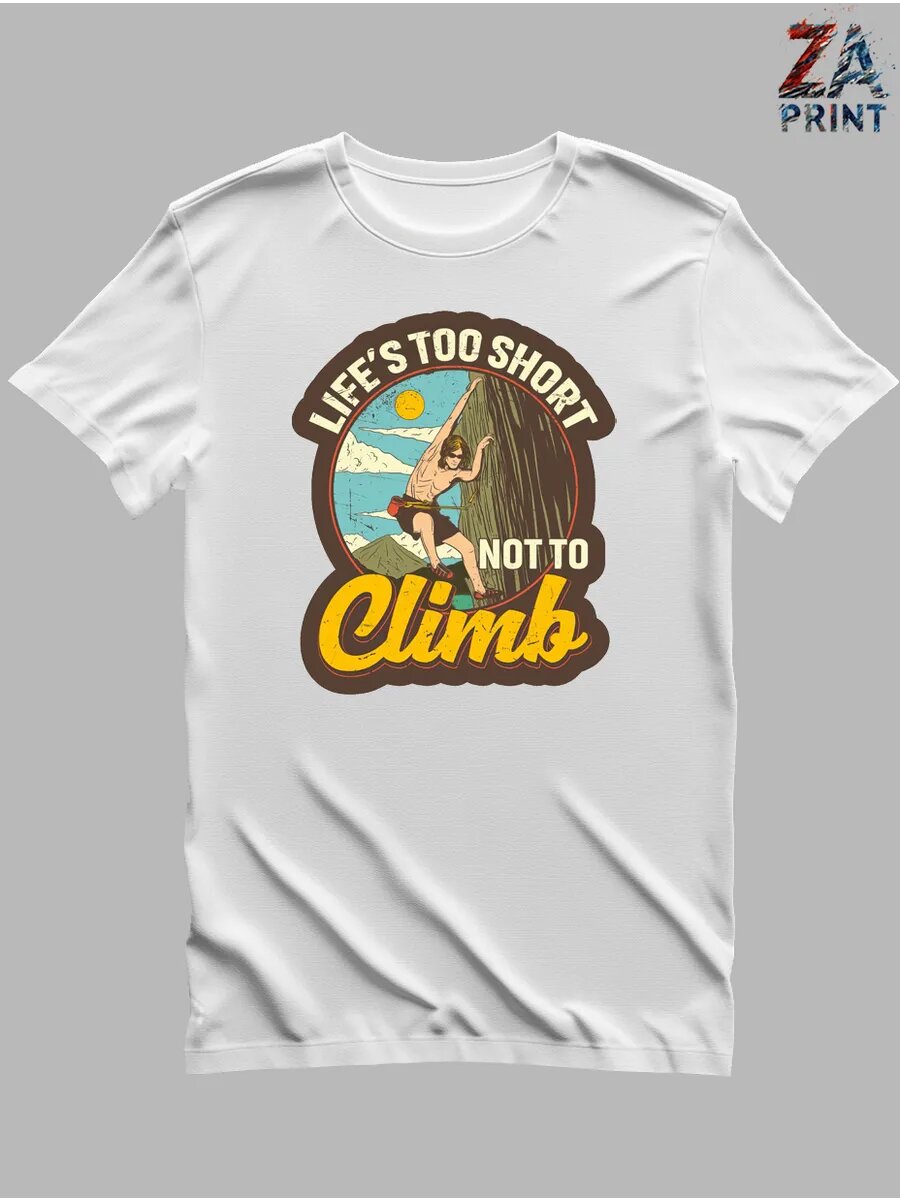 Футболка скалалаз climbing