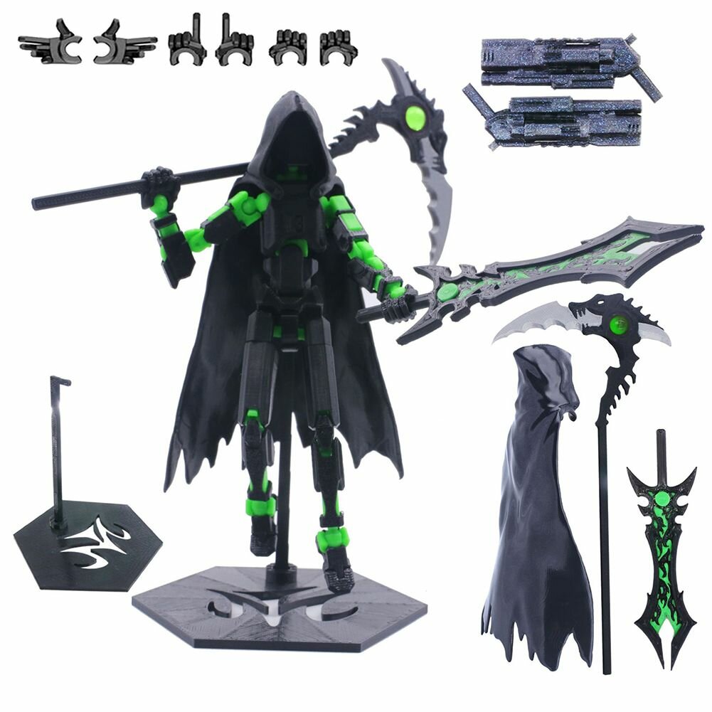 3D-печатный орнамент T13 Плащ смерти с подвижными суставами MMJYSLIM MMJYSLIM