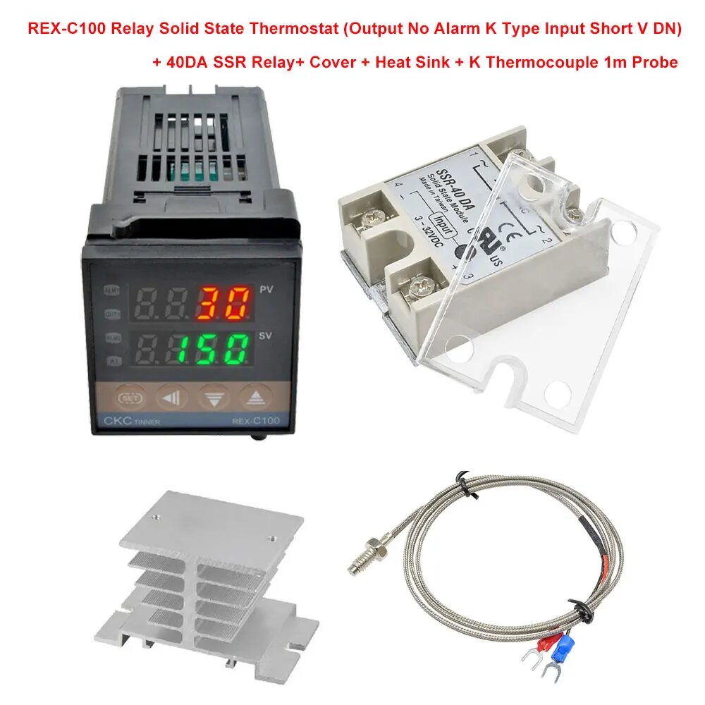 Цифровой регулятор температуры REX-C100 Aideepen