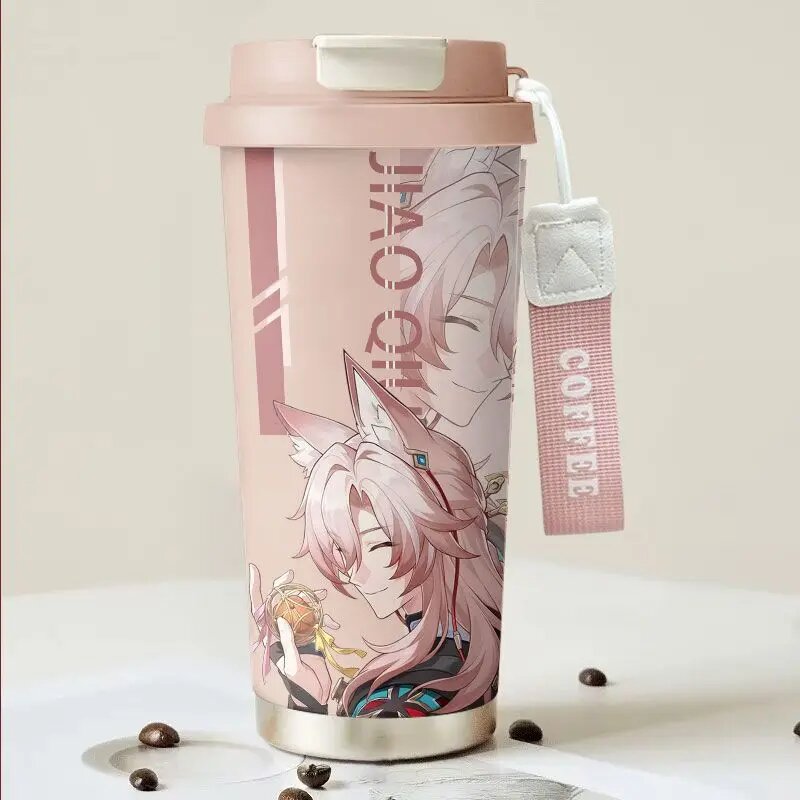Honkai: Star Rail Aventurine Jiaoqiu Термос керамический H