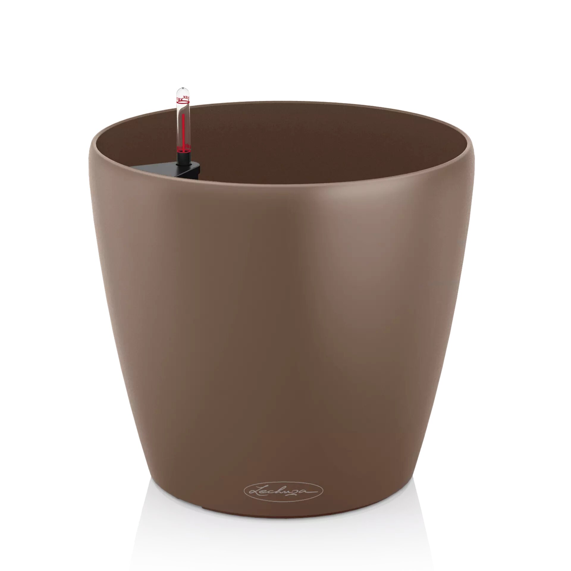 Кашпо с автополивом Lechuza Classico Color 35, D34,5 H32,5, мускатный, матовый / Горшок для цветов Лечуза 17 л.