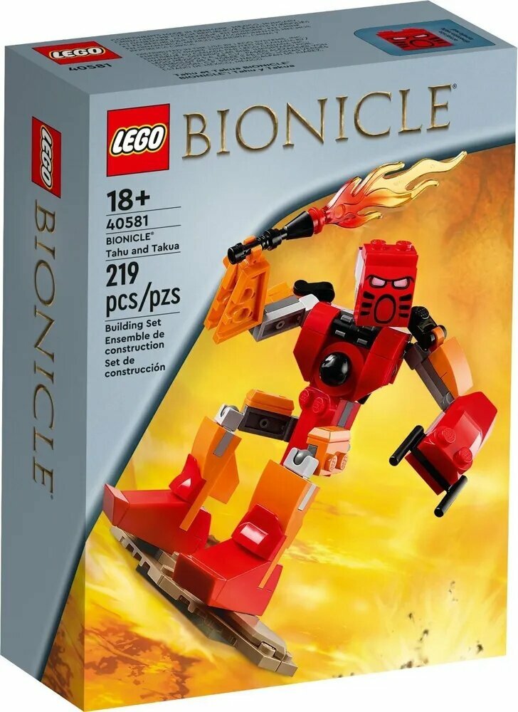 Конструктор Икони LEGO 40581 BIONICLE Таху и Такуа