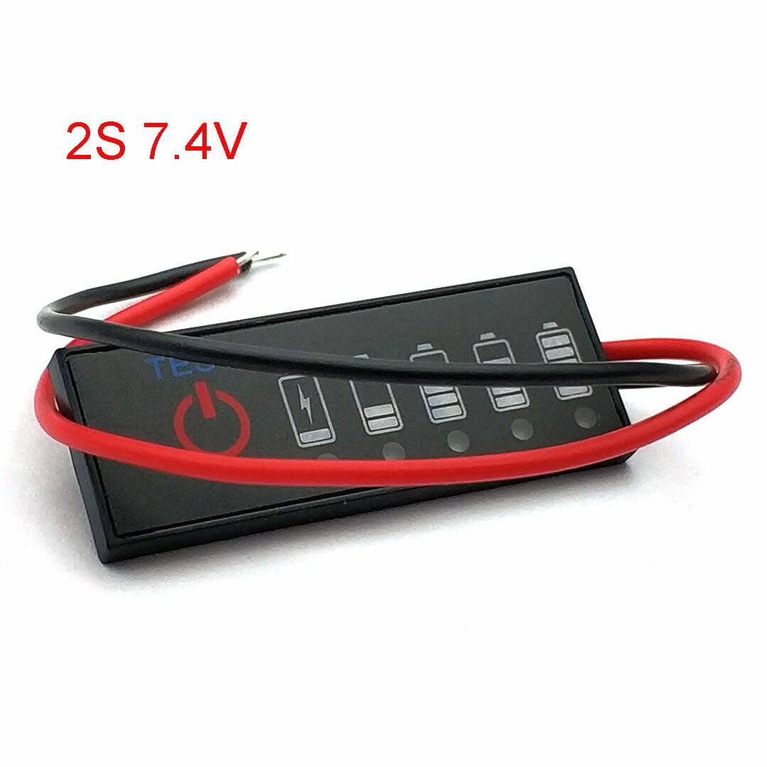 2S 7.4V 8.4V индикатор заряда батареи