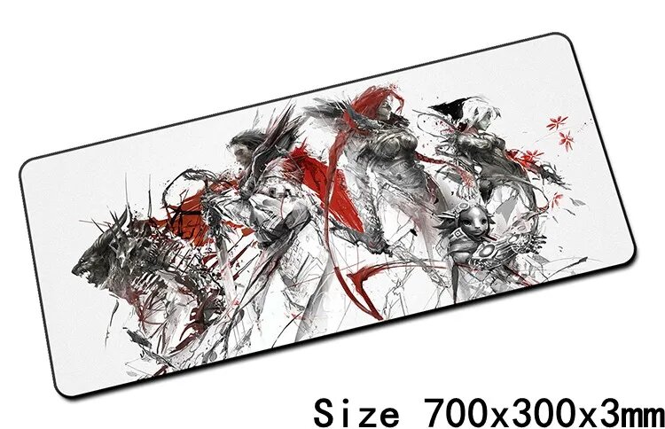 Коврик для мыши Guild Wars 2, 700x300x3 мм, коврик для мыши, ноутбука, компьютера, коврик для мыши, игровой коврик для мыши, геймер к клавиатуре, коврики для мыши, pad 2, Size 800x400x3mm