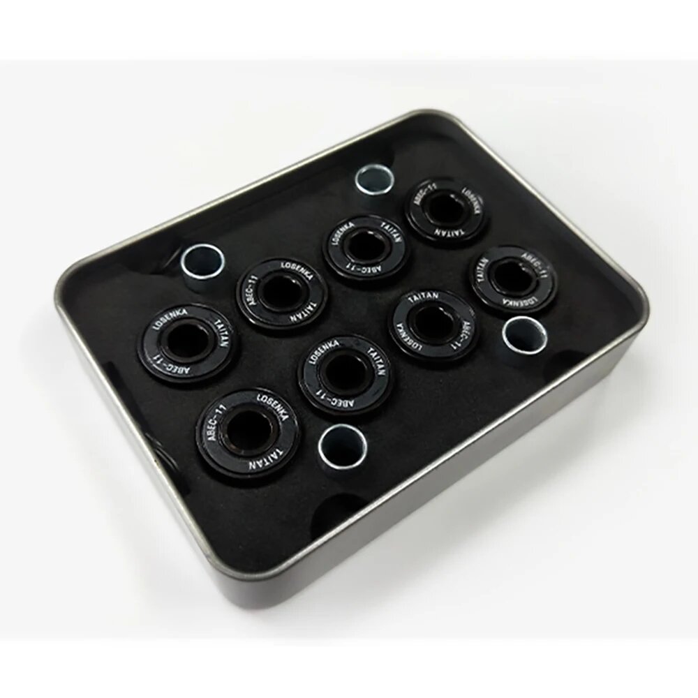 Подшипник для скейтборда, 8 шт, 608 RS ABEC-11, 8x22x7 мм, лонгборд, роликовые коньки, керамика BSB, 8 шариков, подшипники, скейт-самокат, гладкий подшипник