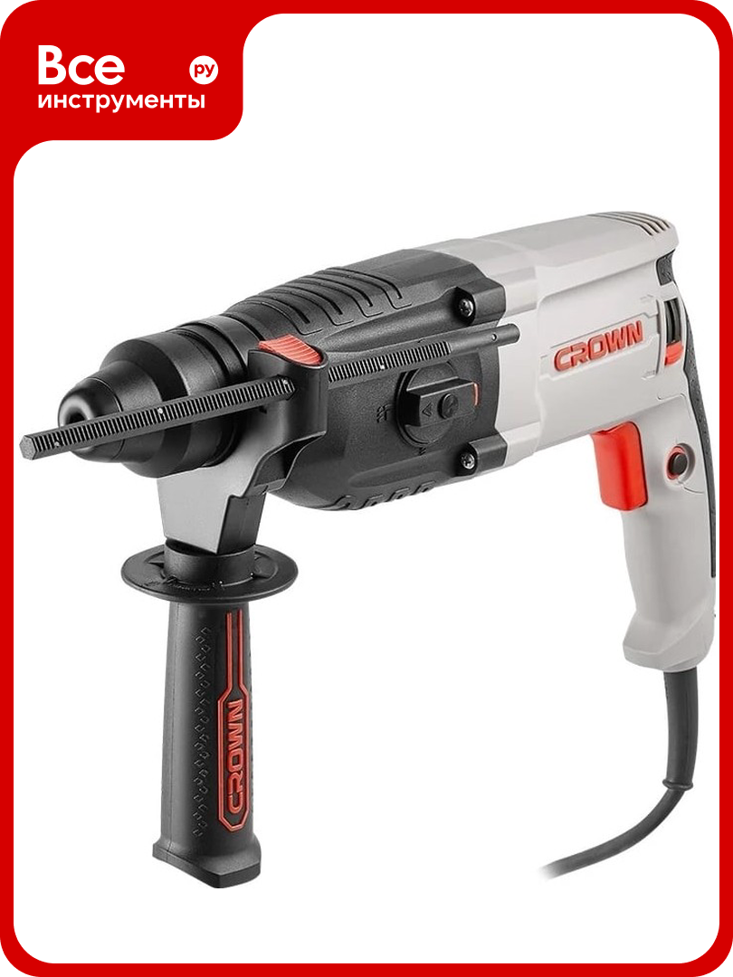 Перфоратор CROWN CT18108 BMC, 26 мм, 800 Вт