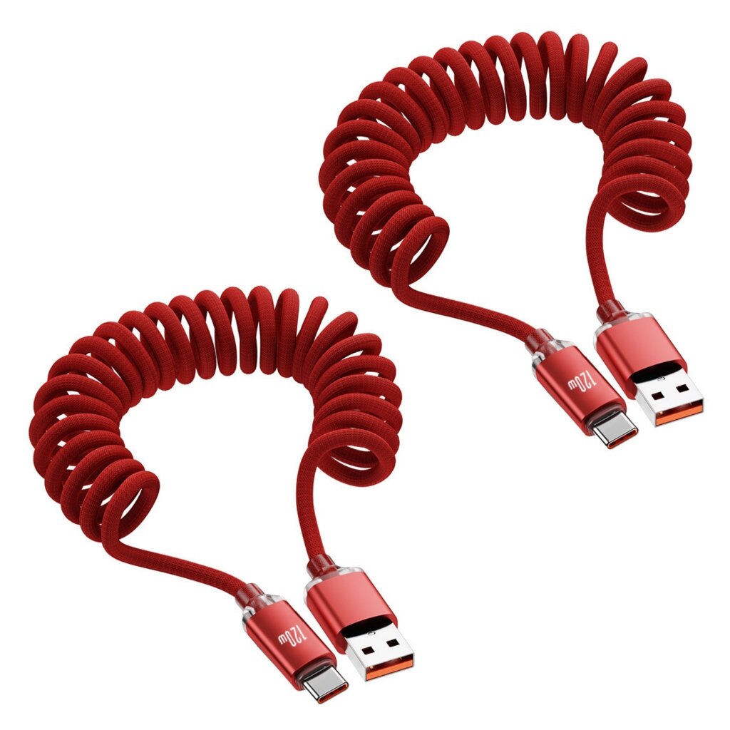 Эффективный кабель USB A-USB C с Пружинным Предохранителем И Быстрым Источником питания В Нейлоновой Оплетке