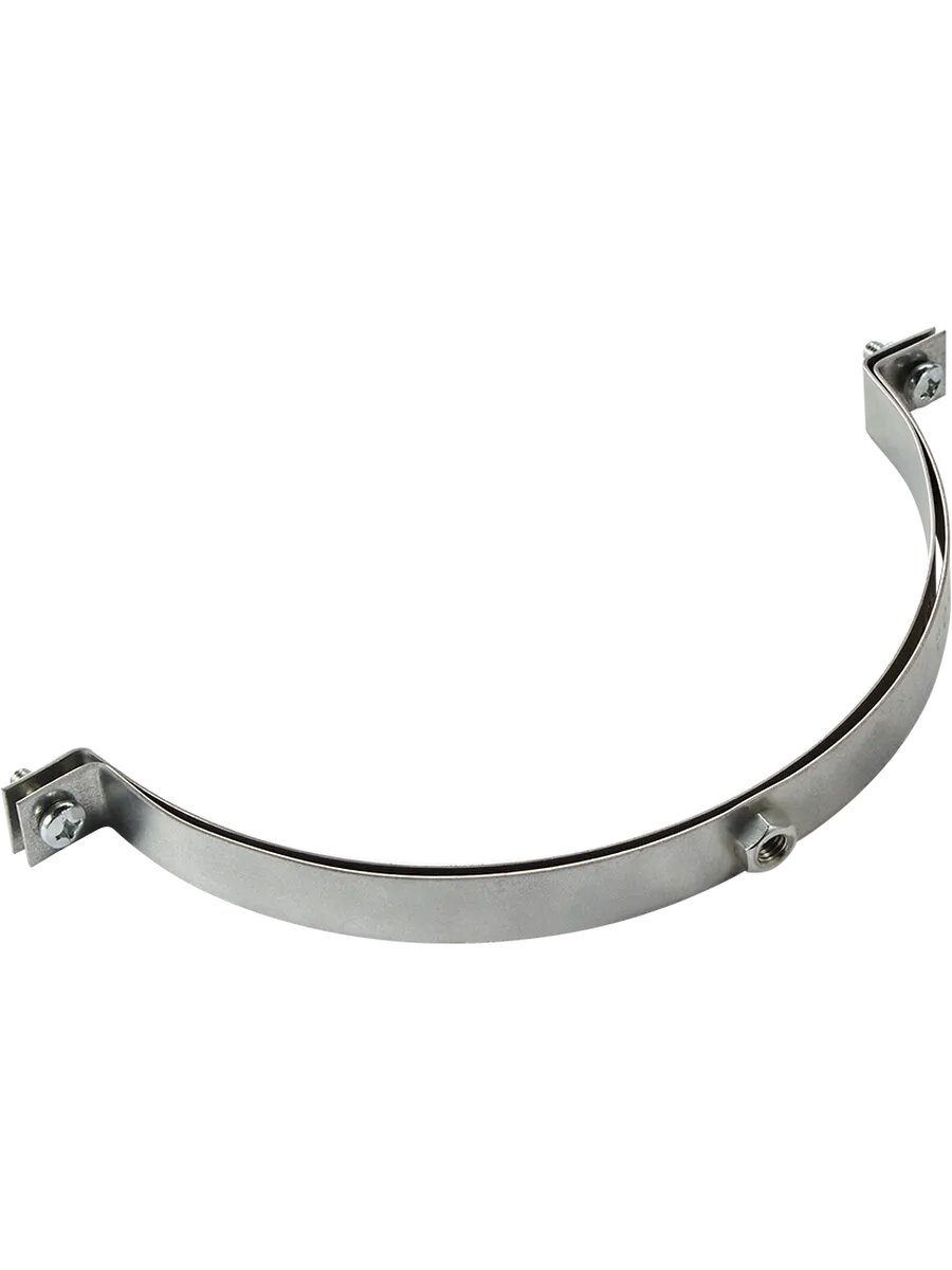 Хомут для воздуховода без резинового профиля 200 мм (гайка