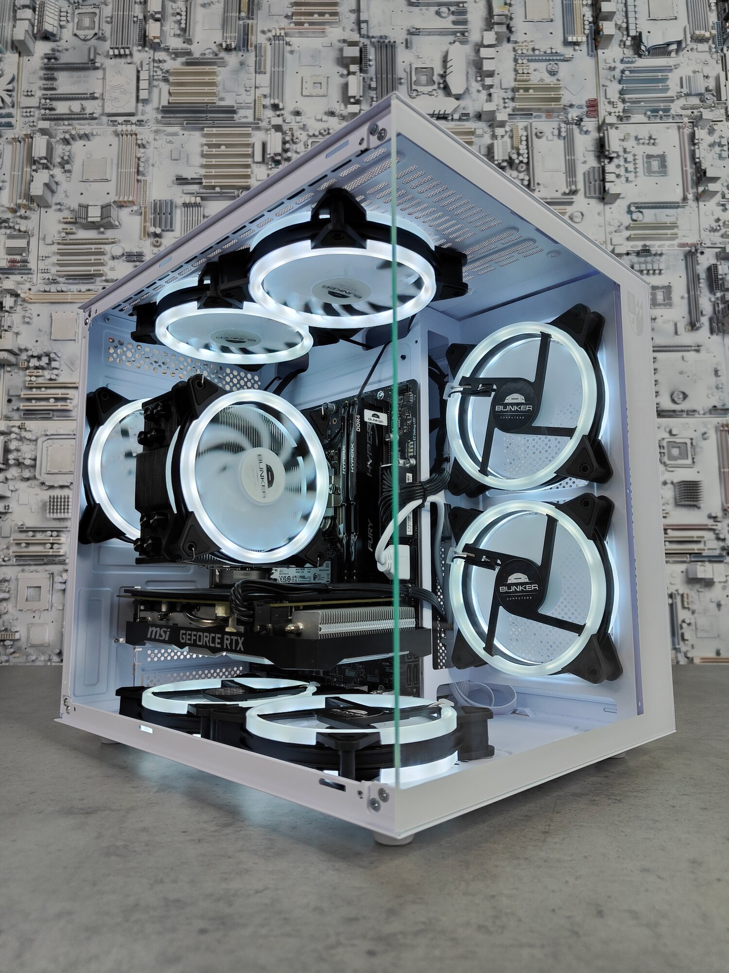 Игровой ПК Bunker GeForce RTX 3060 8 Gb i7 7700 32 gb ssd m2 512 Gb