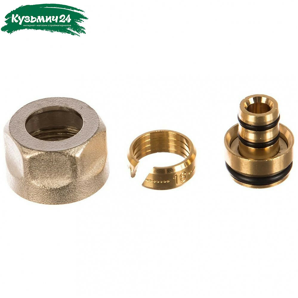 Евроконус Elsen 16-3/4" 2.2 мм EFB01.1622 EK, с накидной гайкой, латунь