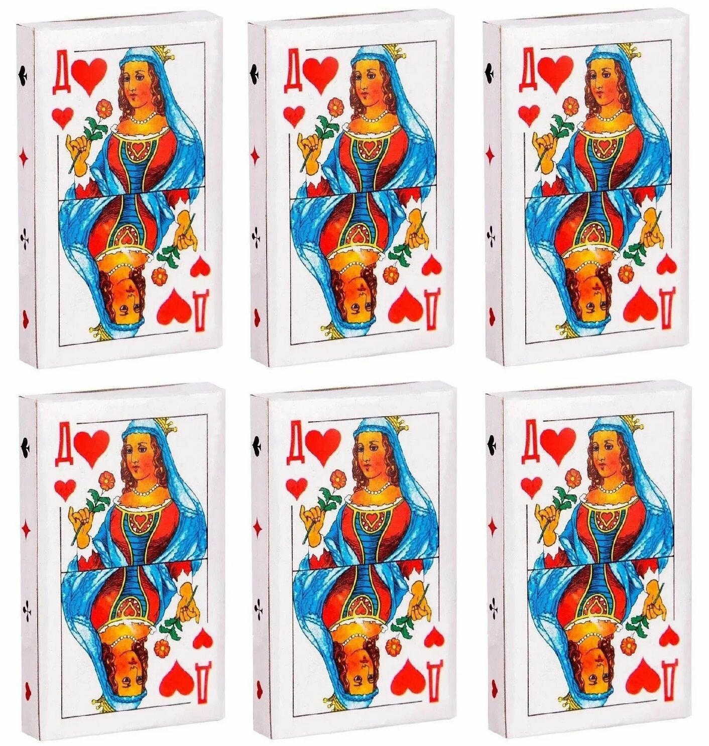 Карты игральные 36 листов ХС-21, 6 шт.