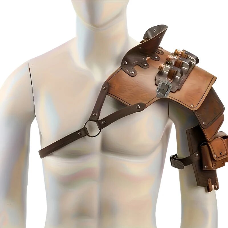 Кожаные наплечники средневековые 3