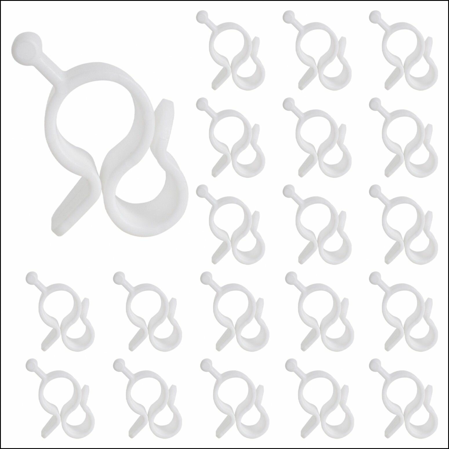 Эксклюзивные портативные крючки для тента, 20 штук для автодомов