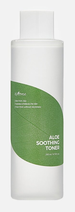 Успокаивающий тонер с алоэ вера IsNtree Aloe Soothing Toner, 200 мл