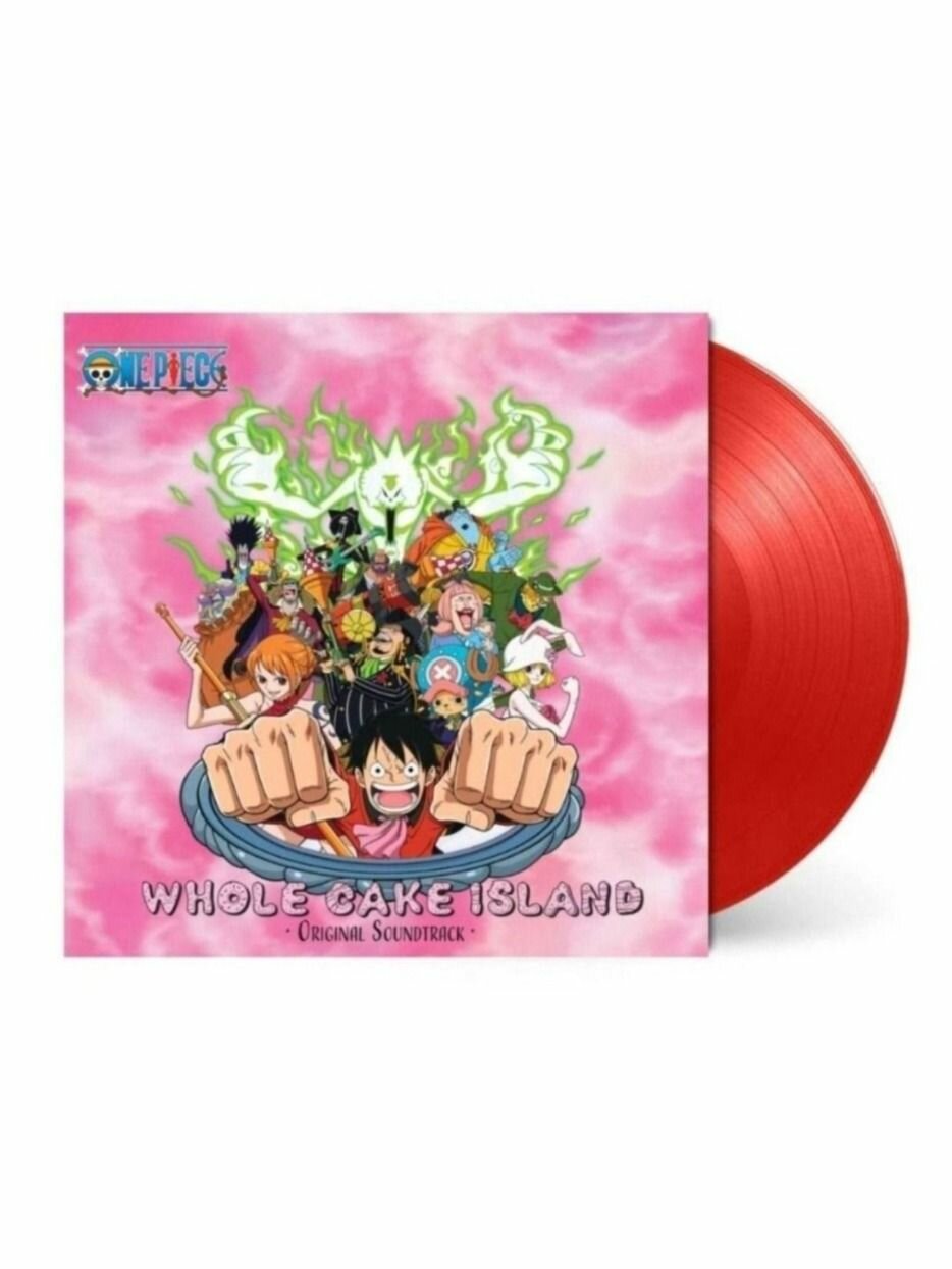 Виниловая пластинка Kohei Tanaka - ONE PIECE - Whole Cake Island , Limited Edition, Pink Vinyl Edition Новый,