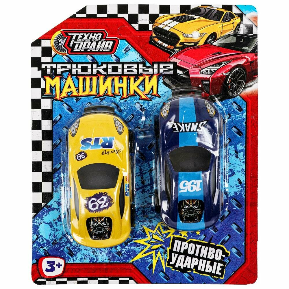 Машинка трюковая мет. набор (в асс) Технодрайв 2307C0010-R