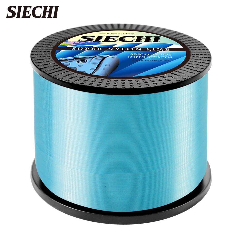 SIECHI Нейлоновая леска для рыбалки 1000м 1000m-2.0, Blue