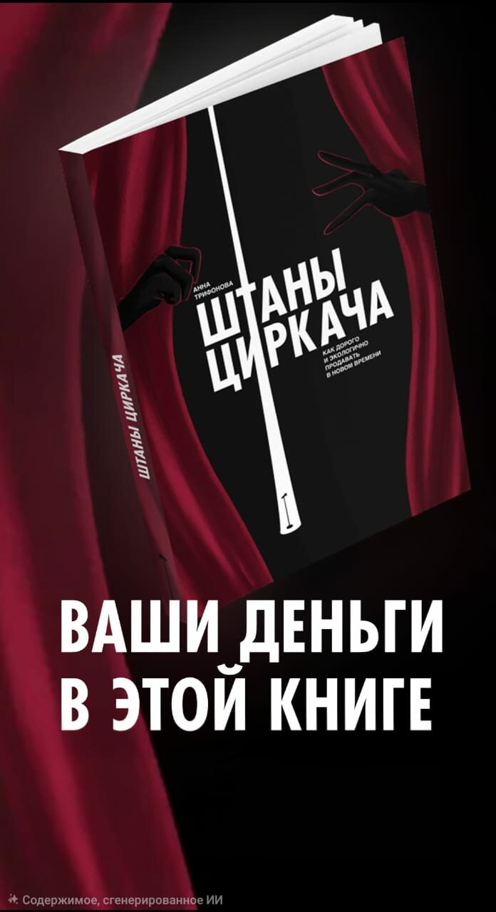 Книга по продажам. Штаны циркача. Как дорого и экологично продавать в новом времени.