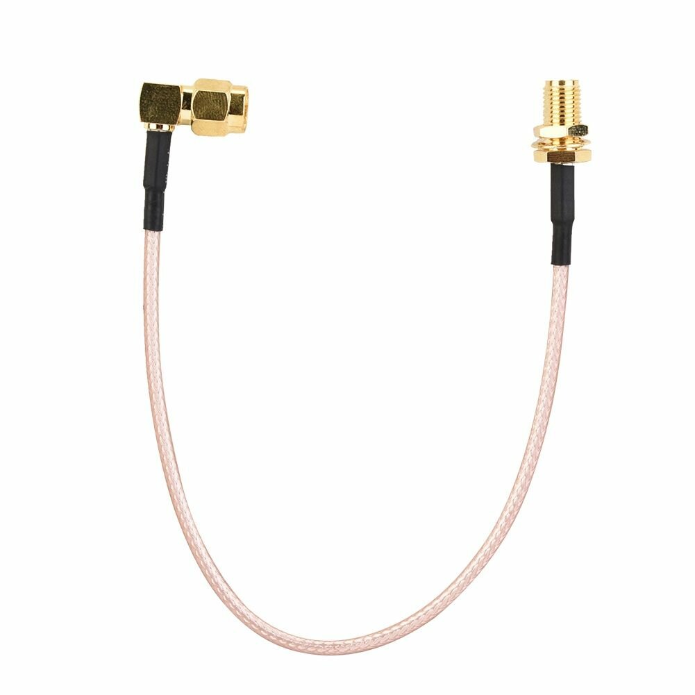 Кабель SMA коаксиальный RF, женский SMA к угловому мужскому SMA, 20 см