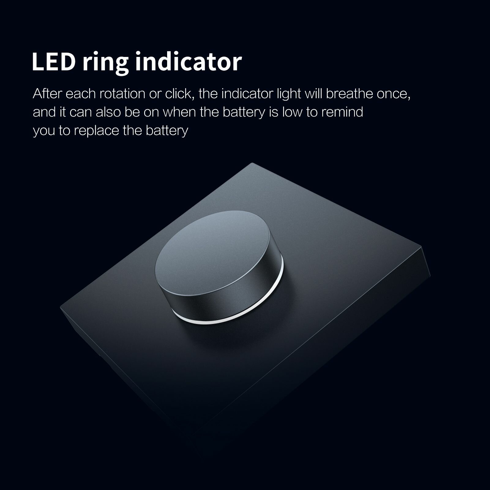 Умный диммер Aqara H1, беспроводной, Zigbee 3.0