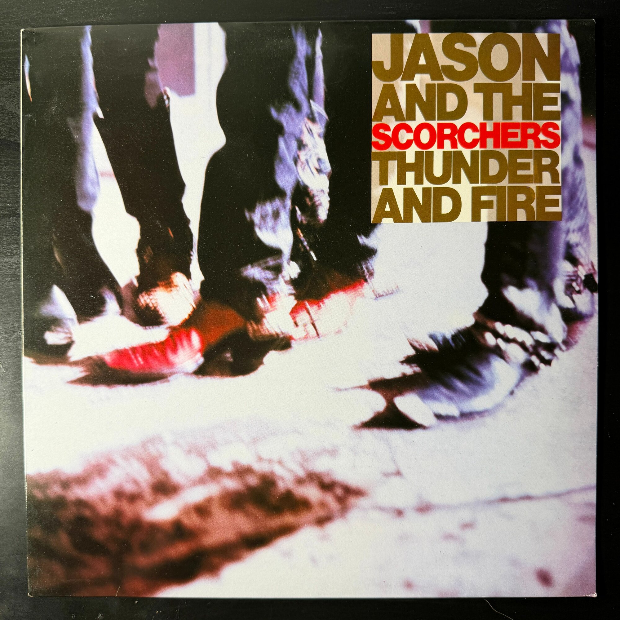 Виниловая пластинка Jason And The Scorchers Thunder And Fire (Англия 1989г.)