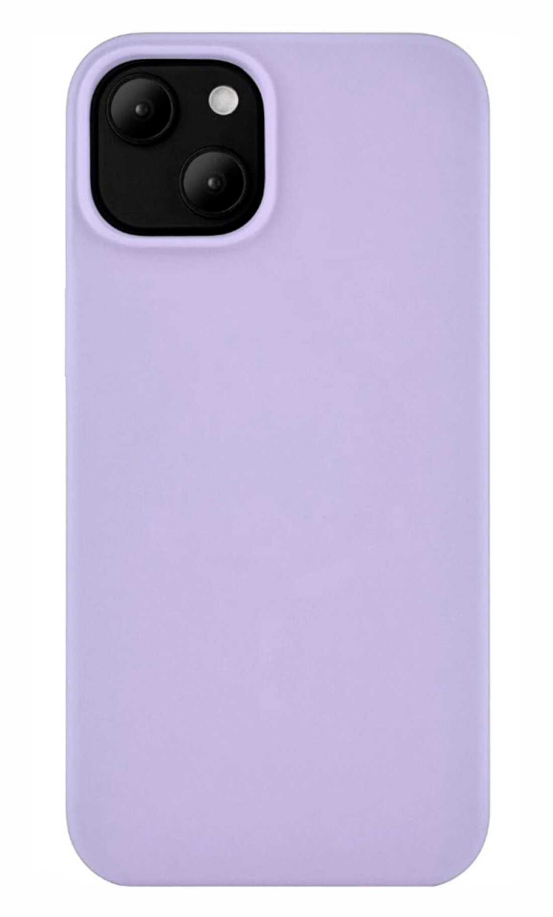 Чехол - накладка для iPhone 13 Mini, Silicon Case, без лого, сиреневый