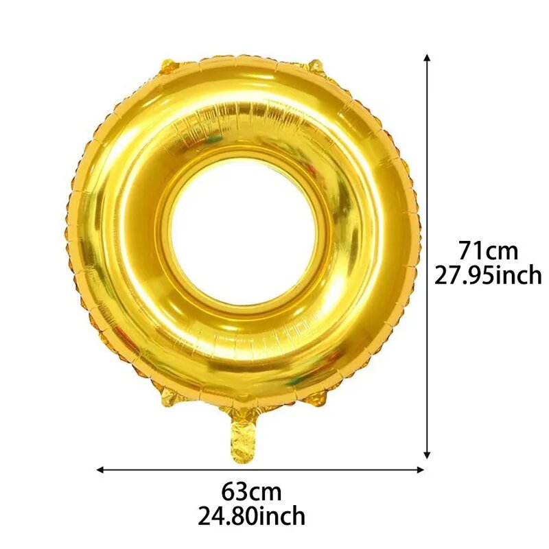Золотые круглые шары из фольги