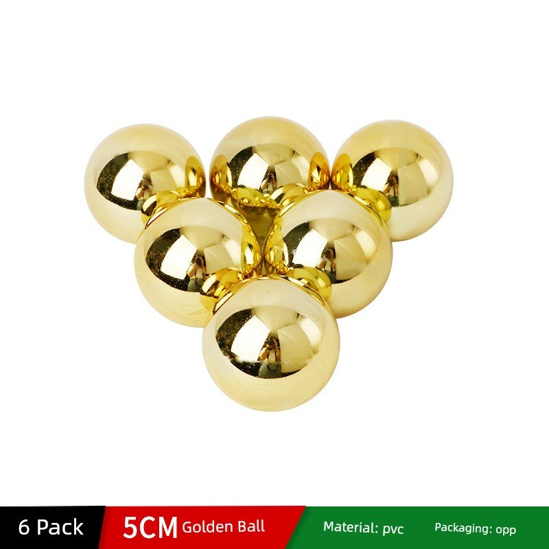 Рождественские украшения, елочные шары, шары с золотым гальваническим покрытием, подвесные шары, украшения для витрин,