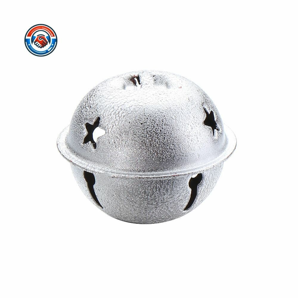 Набор из 10 ярких металлических джинглов для рукоделия, декора и детских поделок, звонкие колокольчики диаметром 40 мм, универсальные ремесленные аксессуары