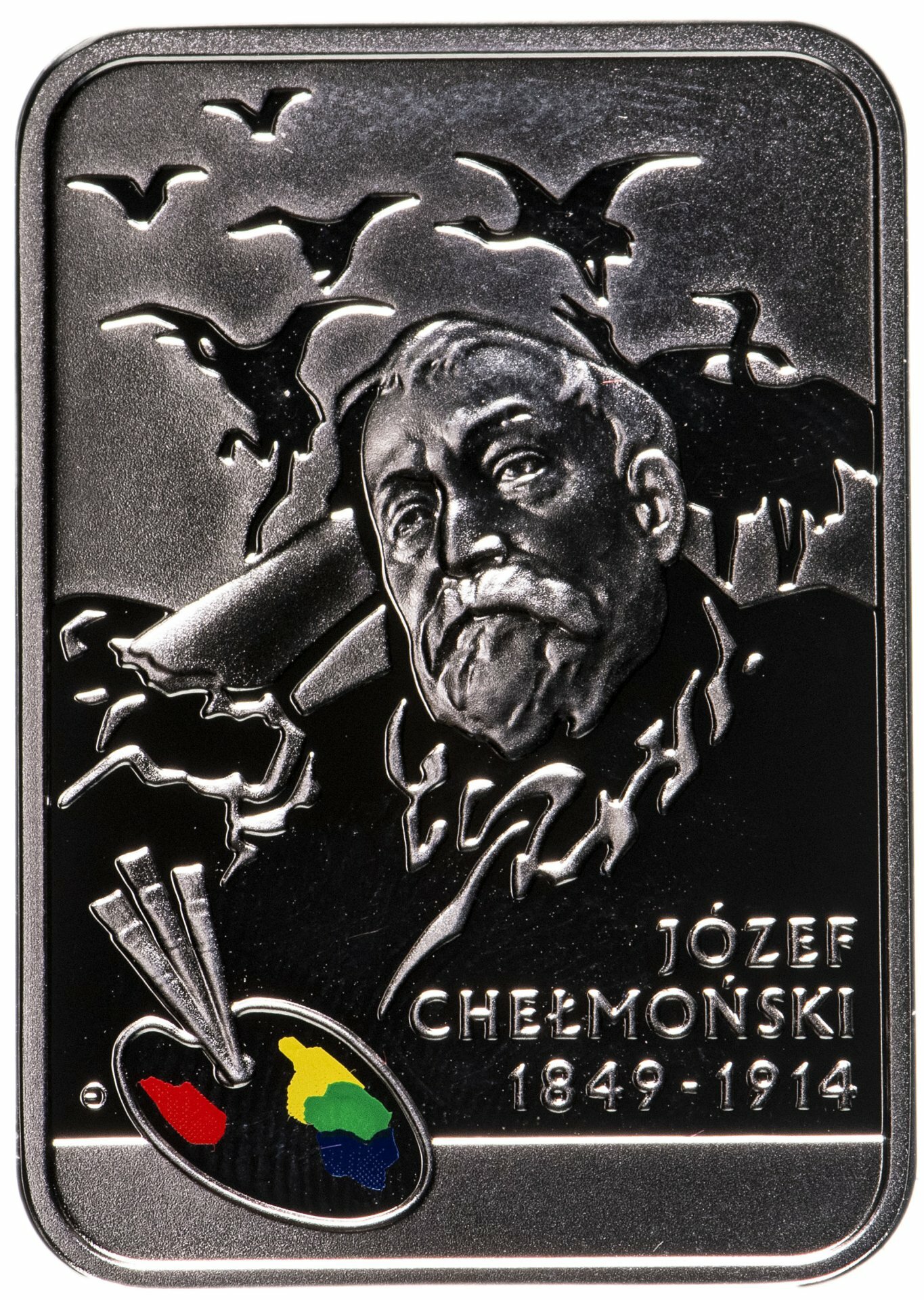 Польша 20 злотых 2014 "Художники Польши - Юзеф Хелмоньский", Серебро 925, в сохранности Proof