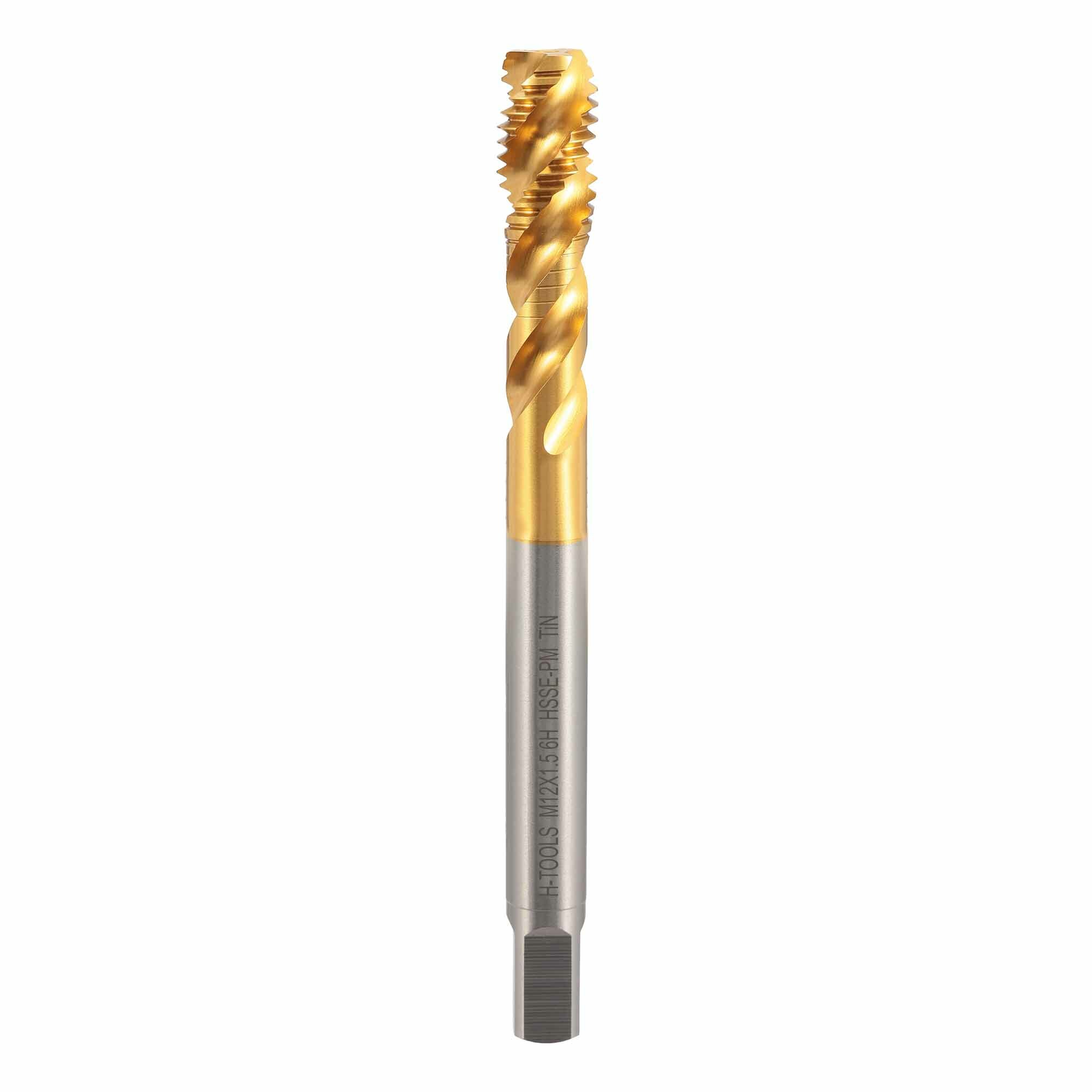 Метчик винтовой машинный H-Tools HSSEPM TiN DIN374C R45 6h М12х1,5 30158THT