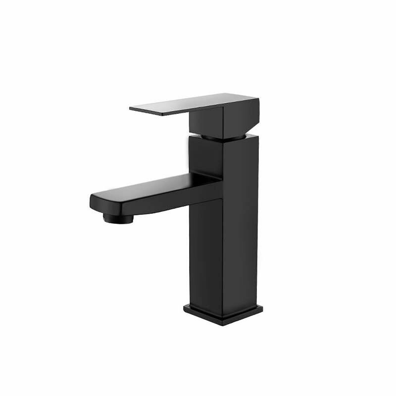 304 нержавеющая сталь квадратный смеситель горячая и холодная вода SK8102-2 черный