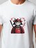 Футболка PRINTSHOT, 1 шт., размер L, белый
