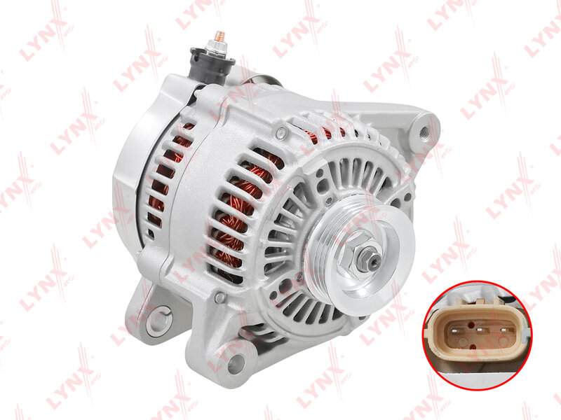 Генератор (90 A, 4PK) LYNXauto EA-1448. Для: TOYOTA Yaris(P10) 1.0 99>