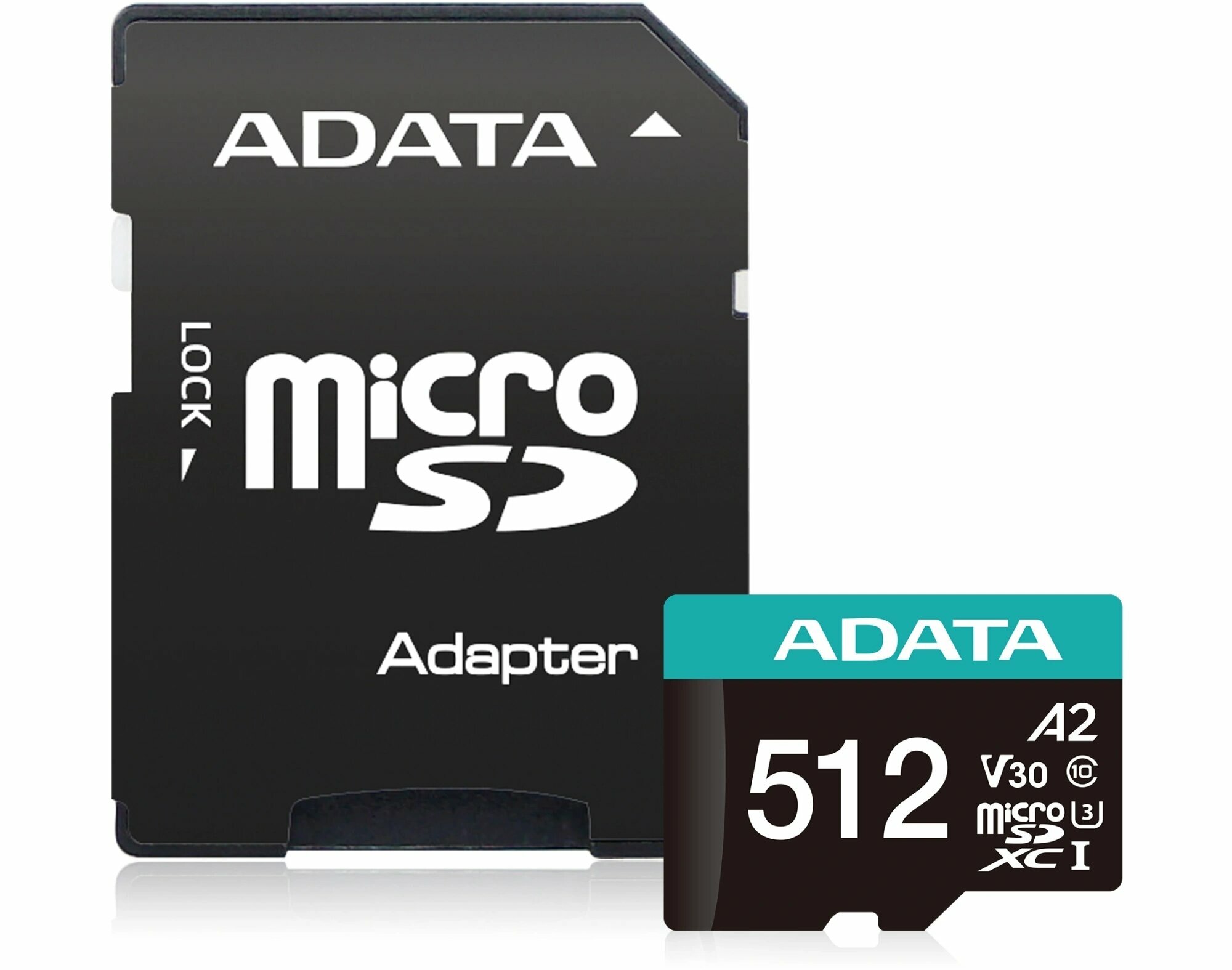 Карта памяти microSDXC 512ГБ Class10 A-Data Premier Pro UHS-I U3 (ausdx512gui3v30sa2-ra1)