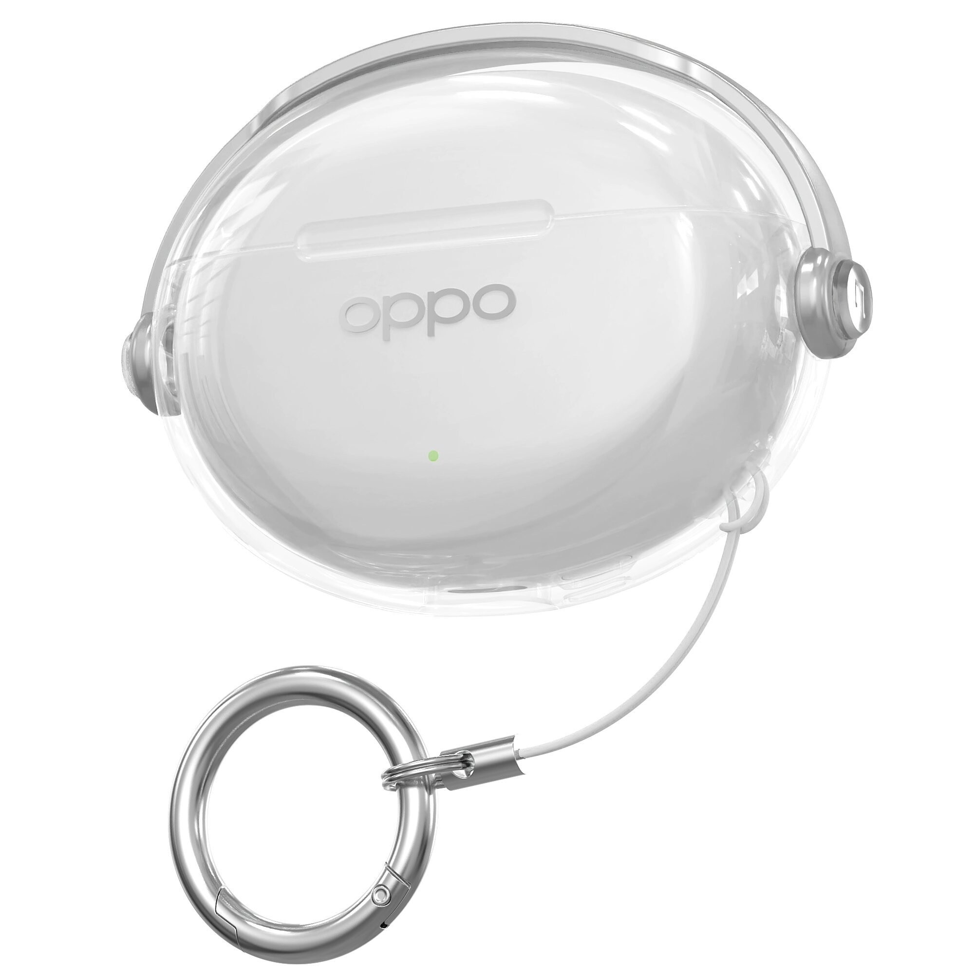 OPPO Enco Air4 Утренний белый мягкий чехол, прозрачный защитный чехол для беспроводных наушников