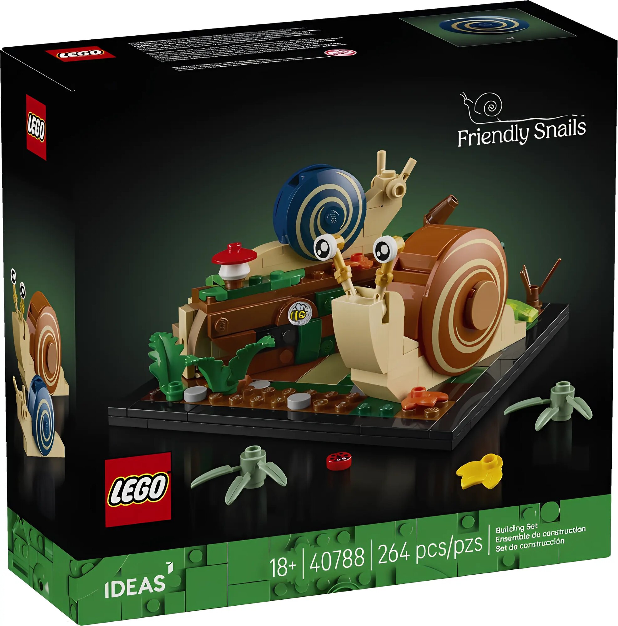 Конструктор LEGO Ideas 40788 Дружелюбные улитки