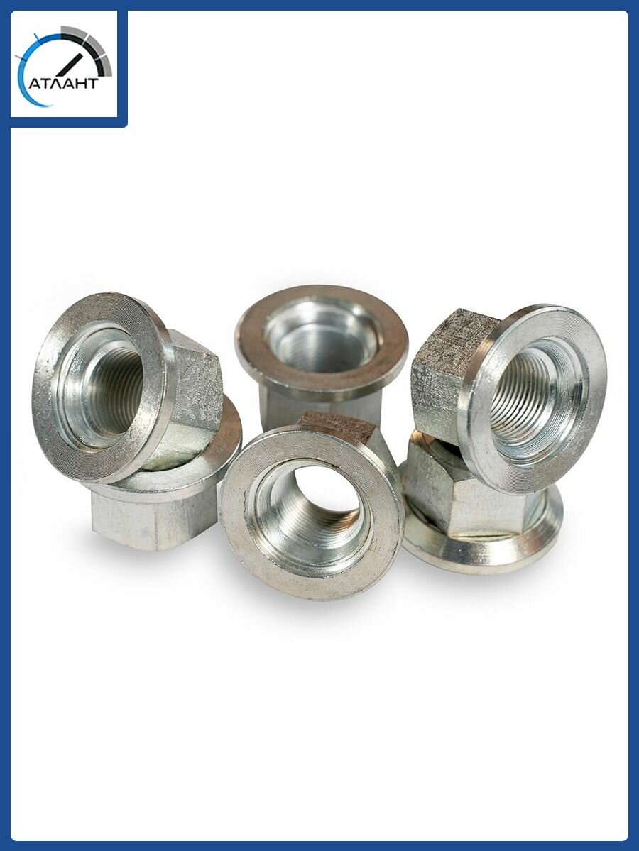 MetalPart Гайка колеса совместимо с 3307, 3309 Газон, 3308 Садко (к-т 6 шт.) (813016) арт. MP-4301-3101034