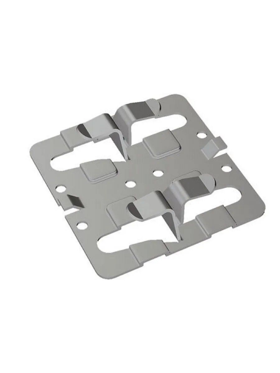 Кляммер крепежный Металл Профиль ОЦ-01-БЦ-1,2, для фасадных панелей, оцинкованная сталь, 70x10 см, 20шт.