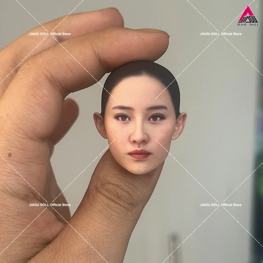 Скульптура головы девушки JIAOU DOLL 1/6, цвет 5