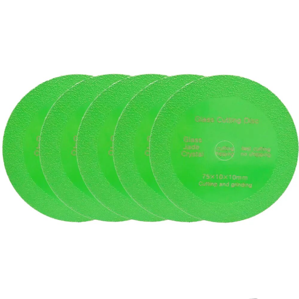 Алмазный отрезной диск 75 мм для стекла 5Pcs-75mm