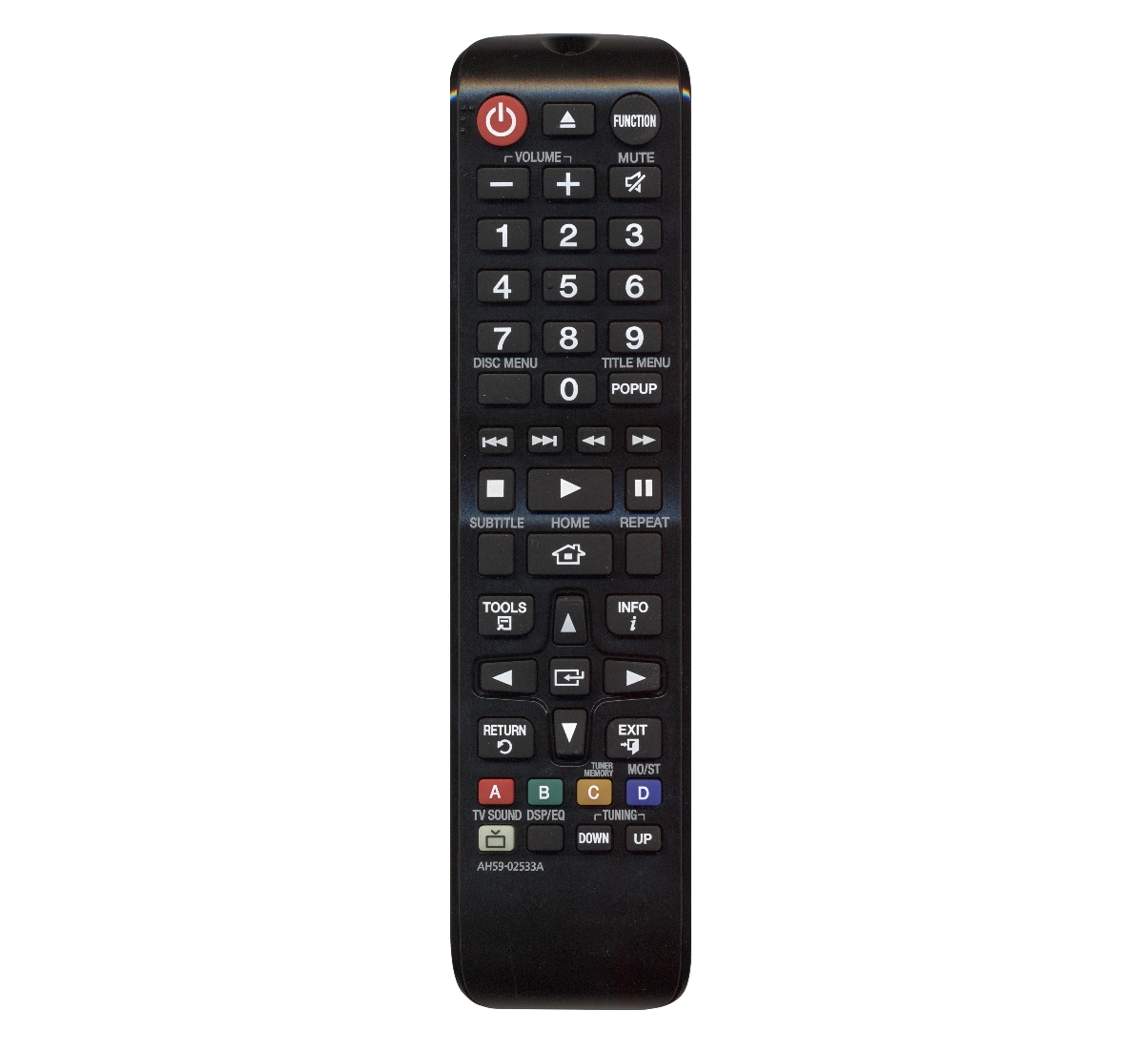 Пульт Huayu AH59-02533A, для домашнего кинотеатра, Samsung, цвет чёрный, ИК-сигнал
