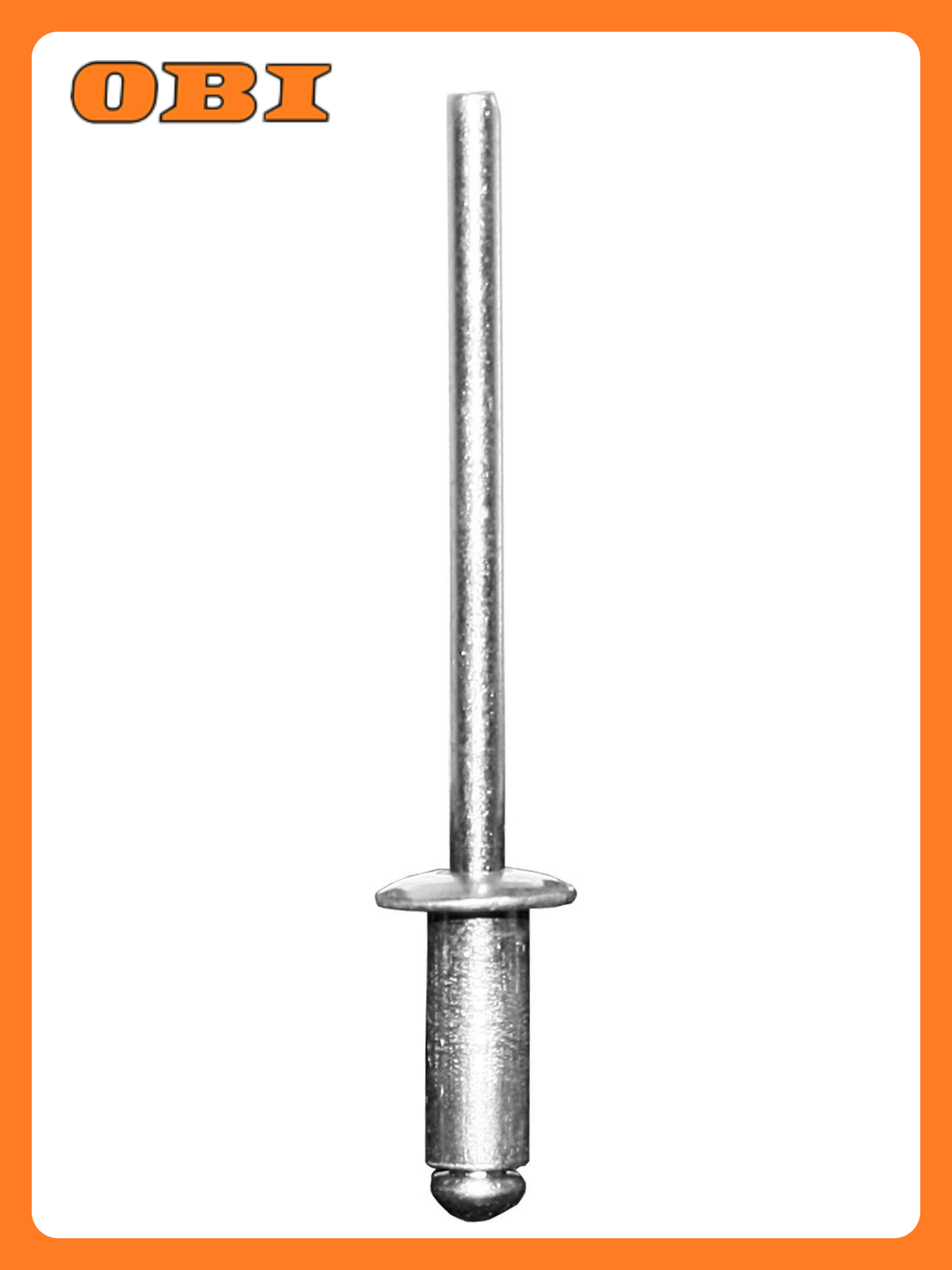 Заклепки Tech-KREP, вытяжные, алюминий/сталь, 4,8x8 мм, 14 штук, серые